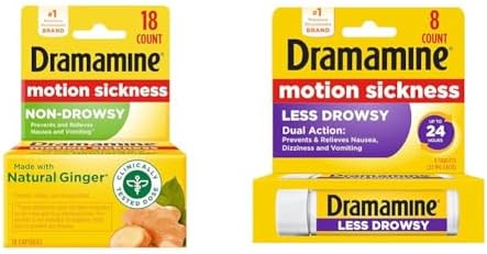 Amazon.com: Dramamine Non-Drowsy, Motion Sickness Relief, Made with ...