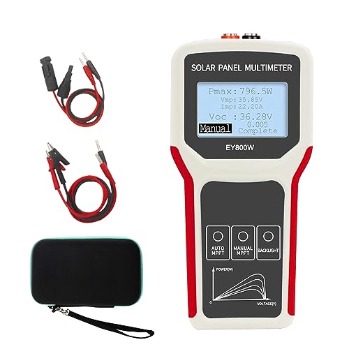Amazon.com: Photovoltaic Panel Multimeter, Solar Panel MPPT Tester ...