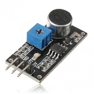 Obsidian Sound Detection Sensor Module LM393 Chip Electret Microphone ...