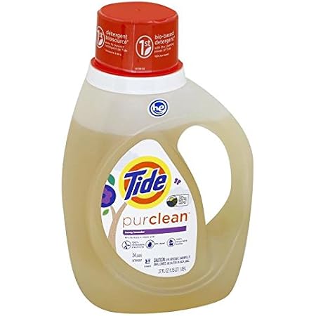 Amazon.com : Tide Purclean Plant-based Laundry Detergent, Honey ...