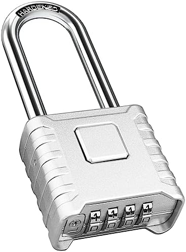 Diyife Heavy Duty Combination Padlocks Outdoor, [Weatherproof] Long ...