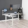 Amazon.com: VIVO Electric Height Adjustable 83 x 60 inch Corner Stand ...