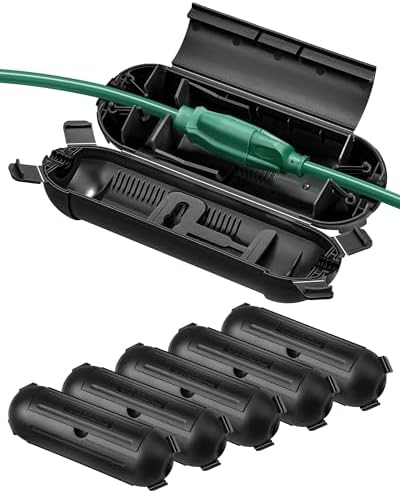 4 Pack Extension Cord Protective Cover Set (Green) | Indoor Outdoor ...