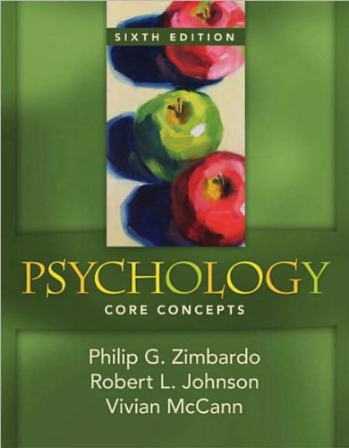 Psychology (text only) 6th (Sixth) edition by P. G. Zimbardo,R. L ...