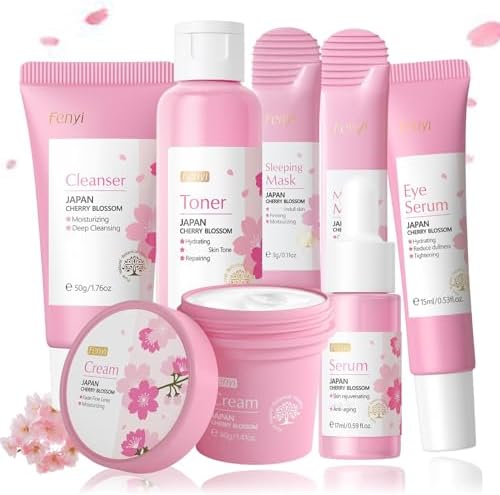 Amazon.com: Sakura Skin Care Sets & Kits, Japanese Cherry Blossom Women ...