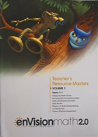 enVision Math 2.0: Teacher's Resource Masters, Grade 1 Volume 1, Topics ...