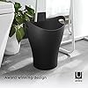 Amazon.com: Umbra Garbino Trash Can 2.25-Gallon (8.5L) Capacity, Black ...