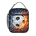 Amazon.com: Soccer Ball Sport Lunch Bag For Boys Girls Reusable Lunch ...