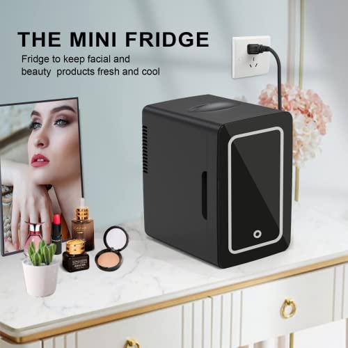 PERSONAL CHILLER 6L Mini Fridge Warm or Cooler – Portable LED Fridge ...