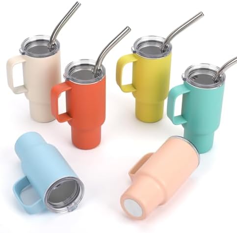 Amazon.com | 3 oz Mini Stanley Tumbler Shot Glass with Straw and Lid ...