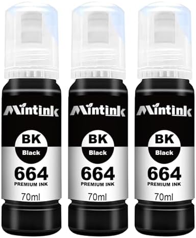 Amazon.com: SHUOLEI 664 T664 Ink Compatible with Epson T664 Refill Ink Bottles Work with EcoTank ...