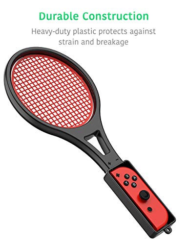 TALK WORKS Tennis Racket For Nintendo Switch 2 Pack - Joy Con ...