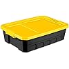 Amazon.com - Sterilite 10 Gallon Stacker Tote- Black, Case of 6 by ...