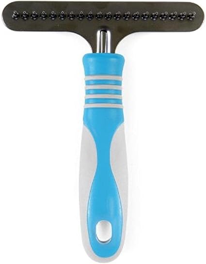 Amazon.com: Ancol Ergo Dog Undercoat Rake, Medium, Blue : Pet Supplies