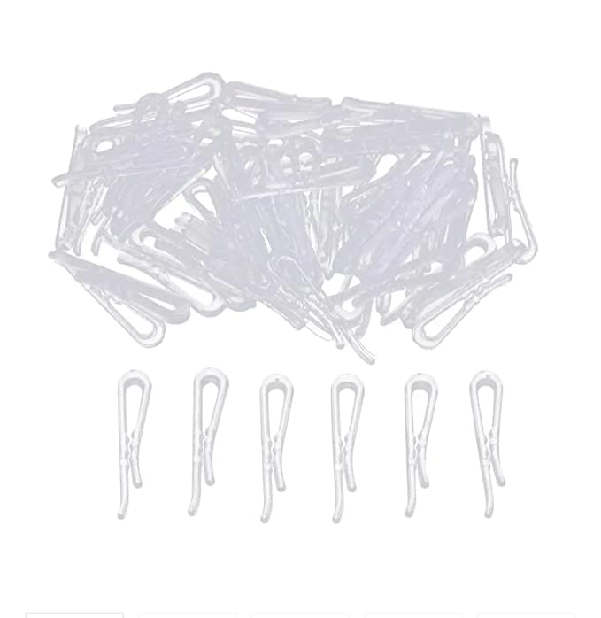 Buy Bhavya Enterprises Plastic U Shape Clips Alligator Glossy ...
