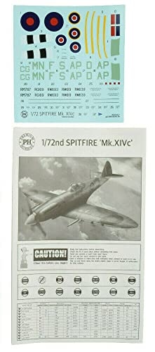 Premium Hobbies Spitfire Mk. XIV C 1:72 Plastic Model Airplane Kit 132V ...