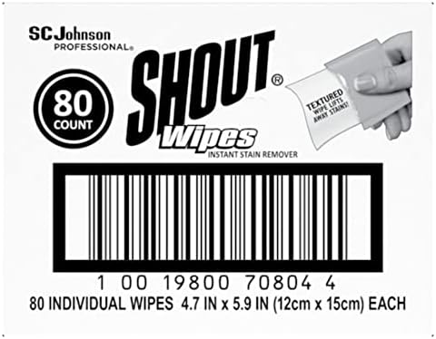 Amazon.com: Shout Wipes, Wipe and Go Instant Stain Remover, Laundry ...