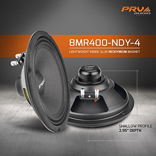 Snapklik.com : PRV AUDIO 8 Inch Midrange Speaker 8MR400-NDY-4, 400 ...