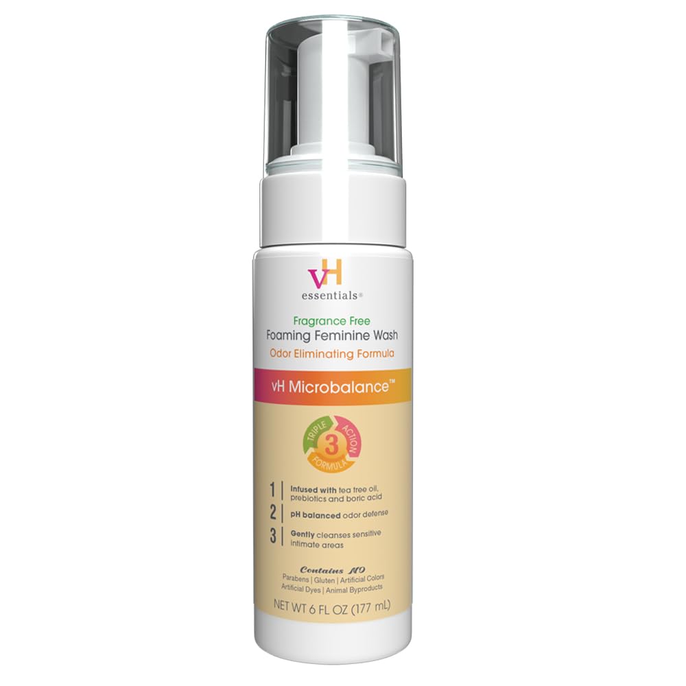 Amazon.com: vH essentials Foaming Feminine Wash - Fragrance Free - Ph ...