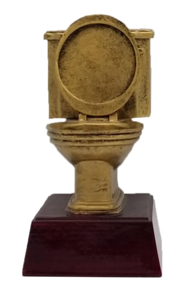 Snapklik.com : Gold Toilet Bowl Trophy - 6 Inch Tall Last Place Loser ...