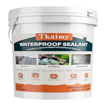 Transparent Waterproof Coating, Tkaimy 175oz Invisible Waterproof Agent ...