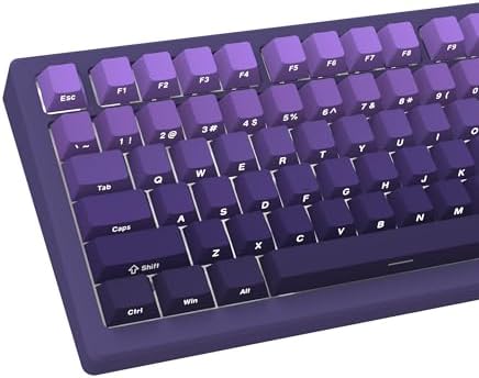 Amazon.com: DXKJYH PBT Keycaps Side Print 140 Keys Gradient Red Retro ...