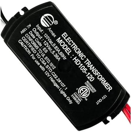 150 Watt - Step Down Transformer - 120 Volt to 12 Volt - For Use with ...