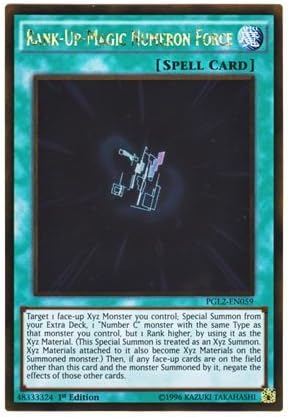 Amazon.co.jp: 遊戯王 英語版 PGL2-EN059 Rank-Up-Magic Numeron Force RUM－ヌメロン ...