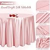 Amazon.com: 12 Pack 120 Inch Rose Gold Satin Tablecloth - Premium ...