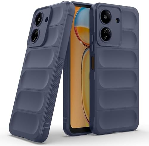 Amazon Basics Back Case Cover for Poco C65 (Silicone_Sapphire) : Amazon.in
