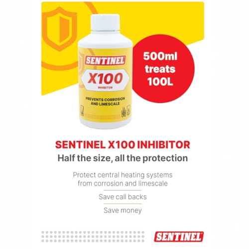 Sentinel X100 Inhibitor 500ml Prevents Limescale and Corrosion Super ...