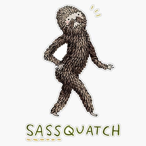 Amazon.com: Sassquatch - Sassy Bigfoot Vinyl Sticker Waterproof Decal ...