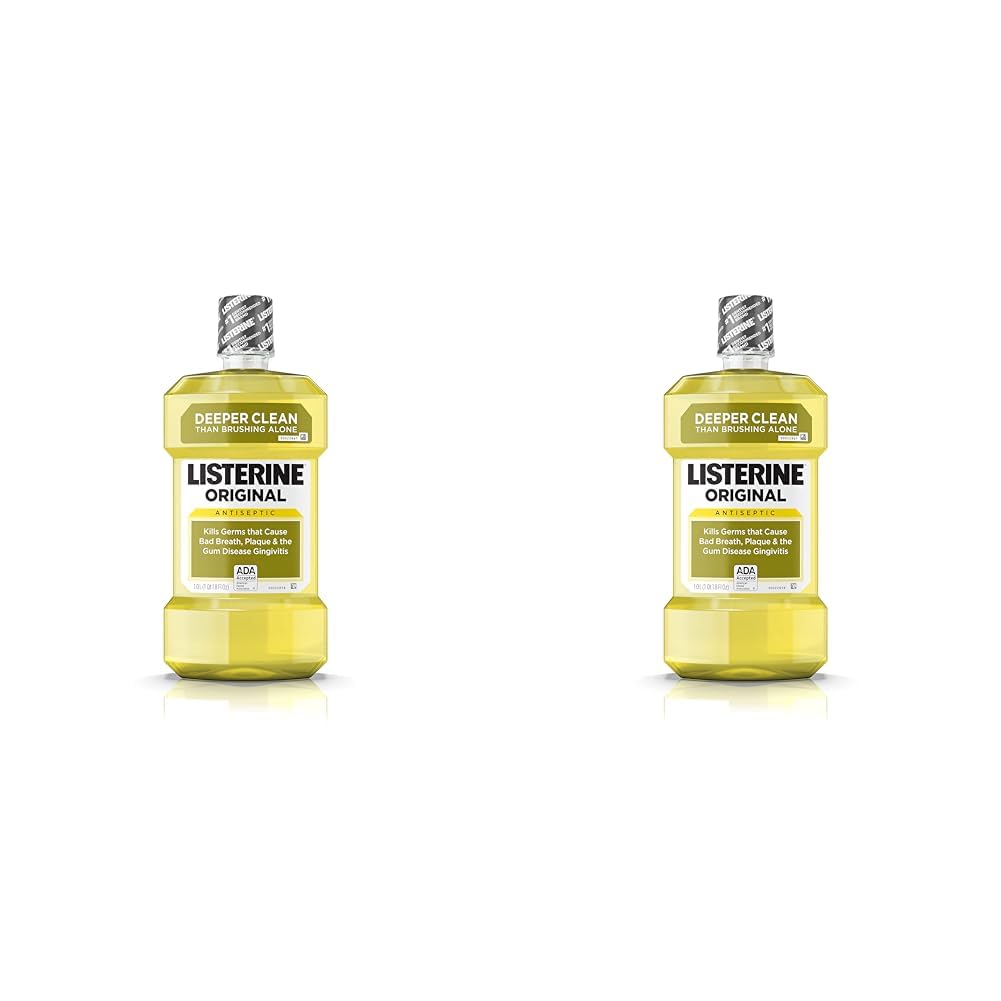 Amazon.com : Listerine Original Oral Care Antiseptic Mouthwash with ...