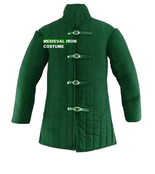 Amazon.com: Medieval Jacket, Michael, medieval gambeson, thick padded ...