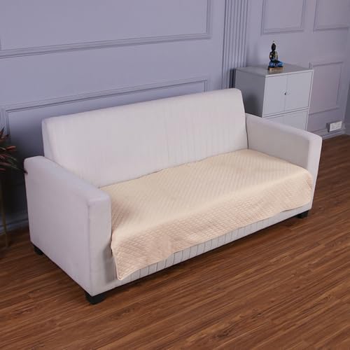 HOKIPO Plush Fabric Premium Plush Anti Slip Sofa Mat,90(D)X 220(L)Cm ...