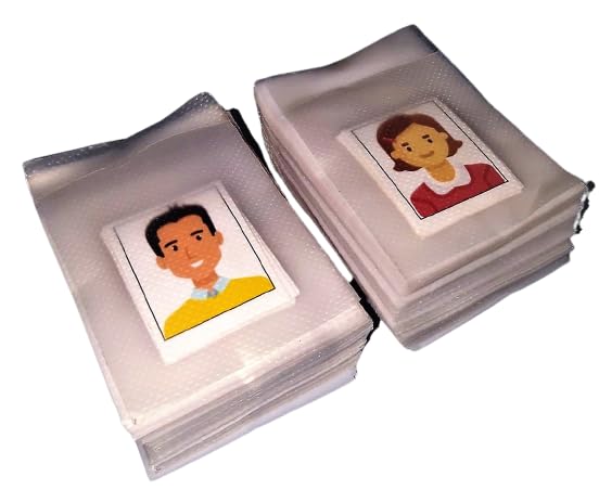 PAWAN POLYMER 1000 PCS Passport Size Photo Cover | 3.25'' x 2.75 ...