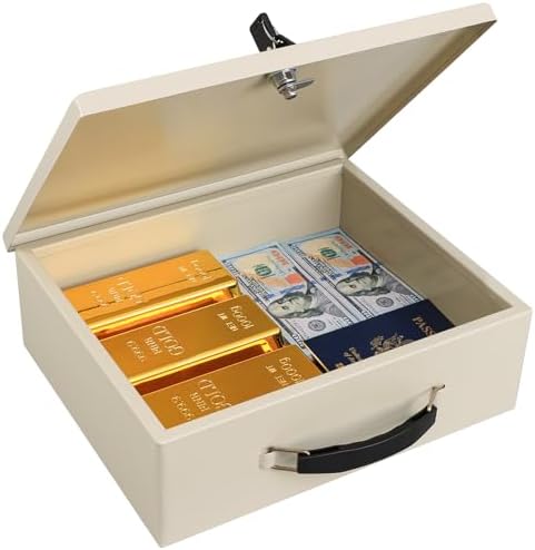 Master Lock File Box with Lock, Large Locking for Documents, Steel Keys ...