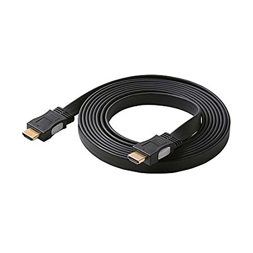 Amazon.com: 3' FT HDMI Cable Flat High Speed Black 1080p 1.3 Approved ...
