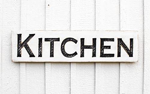 Amazon.com: Kitchen Sign - (Available in 3 Sizes) Carved in a Solid ...