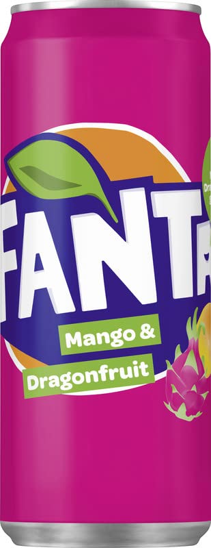 Amazon.com : Fanta Mango Dragon Fruit Flavored Soft Drink Soda 330ml ...