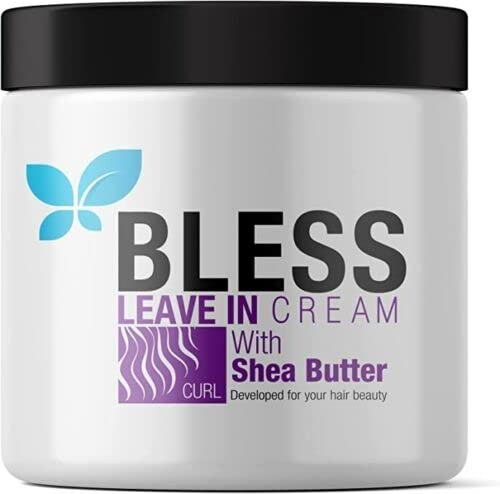 Amazon.com : Bless leave in cream with Shea Butter hair strengthening ...