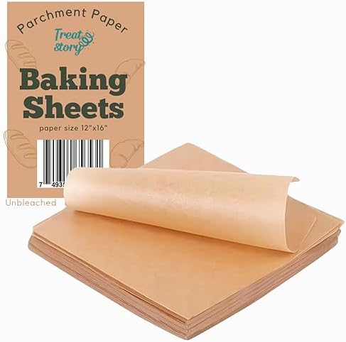 Amazon.com: TREATSTORY Parchment paper for Baking (200 Count) - 12"" x ...