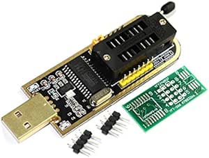 TECNOIOT CH341A 24 25 Series EEPROM Flash BIOS USB Programmer with ...