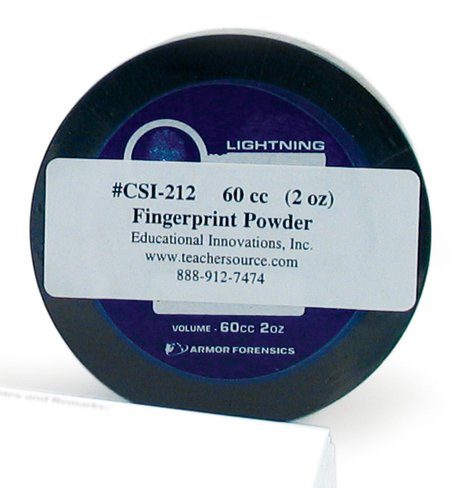 Bi-Chromatic Fingerprint Powder, 60 cc (2 fl oz): Science Lab Supplies ...