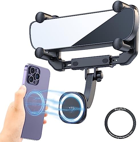 Amazon.com: VRIG MG-15 Magnetic Rear View Mirror Phone Holder for car ...