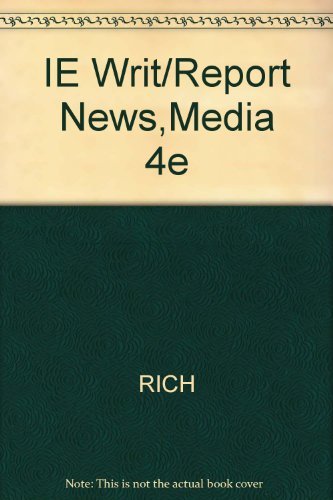 Writing And Reporting News: A Coaching Method: 9780534633387 ...