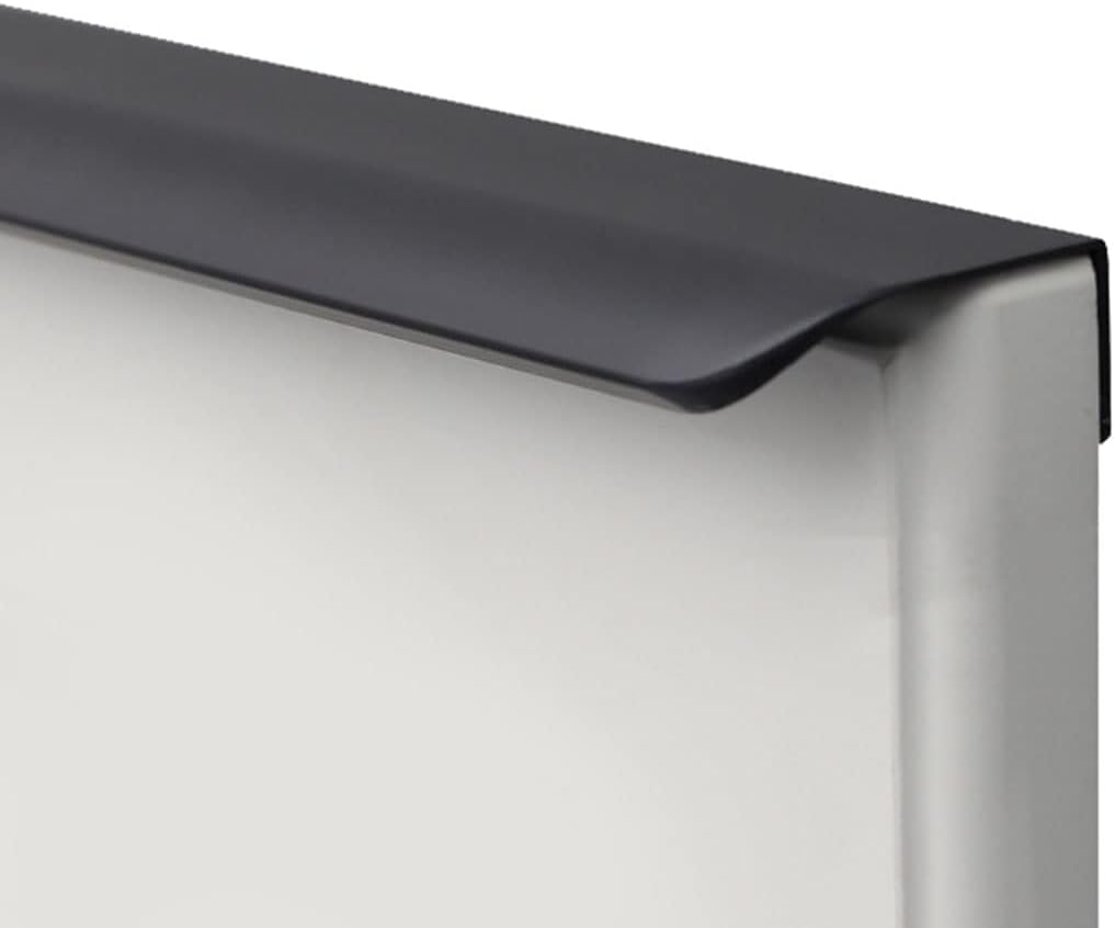 KENDVPAM Finger Pulls for Cabinets 1000mm/39.37" Length Black Edge ...