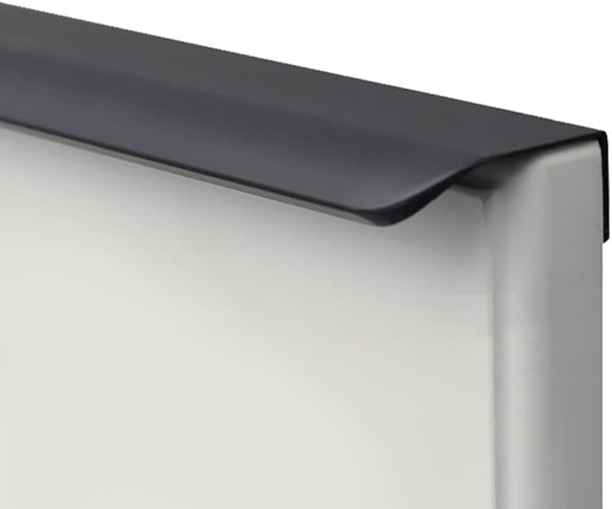 KENDVPAM Finger Pulls for Cabinets 1000mm/39.37" Length Black Edge ...