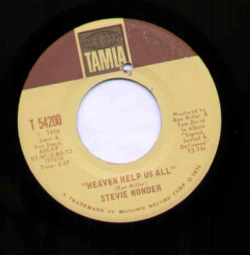 Amazon.com: Stevie Wonder - Heaven Help Us All - 7 inch vinyl / 45: CDs ...