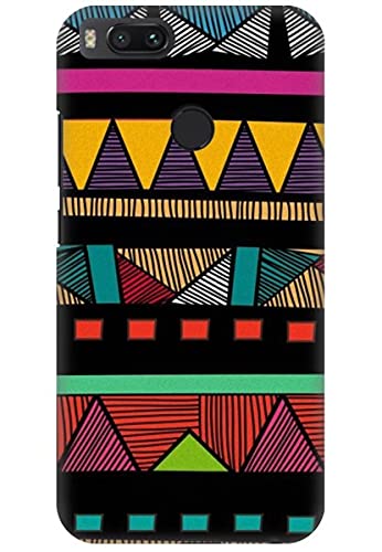 Crayon Geometric Art Printed Back Cover Phone Case for Xiaomi Mi A1 ...